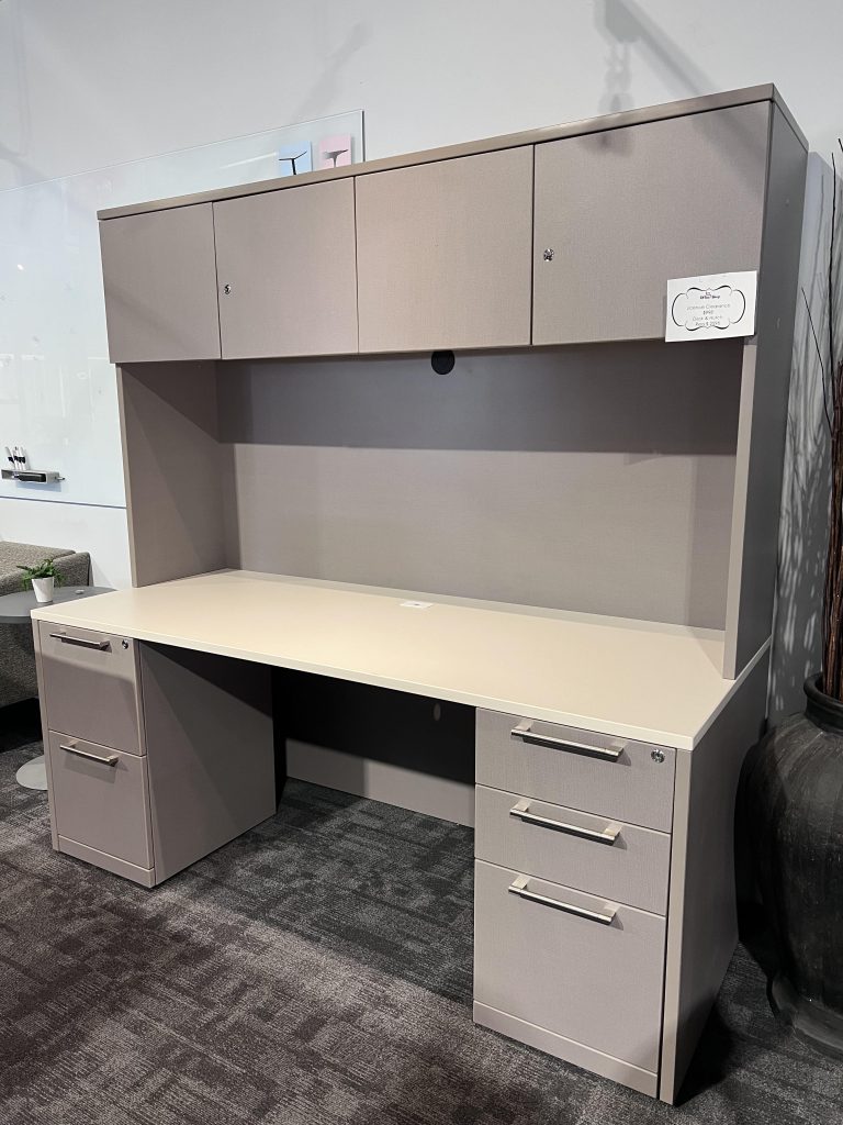 License Desk & Hutch: Efficient Office Workspace | The Office Shop